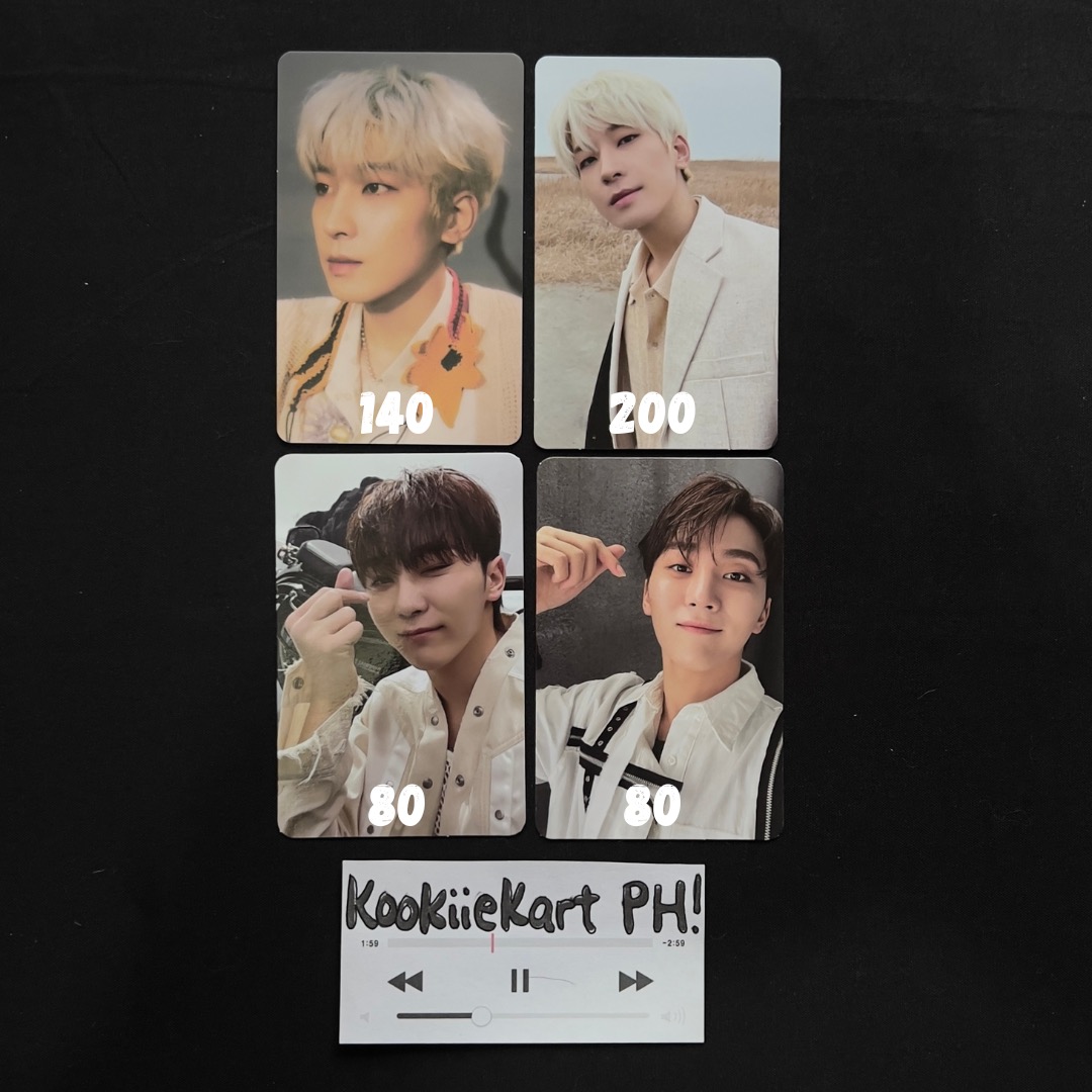 SEVENTEEN Set Wonwoo / Seungkwan Face The Sun Photocard Weverse Album Ver Face The Sun Shadow Ep ...