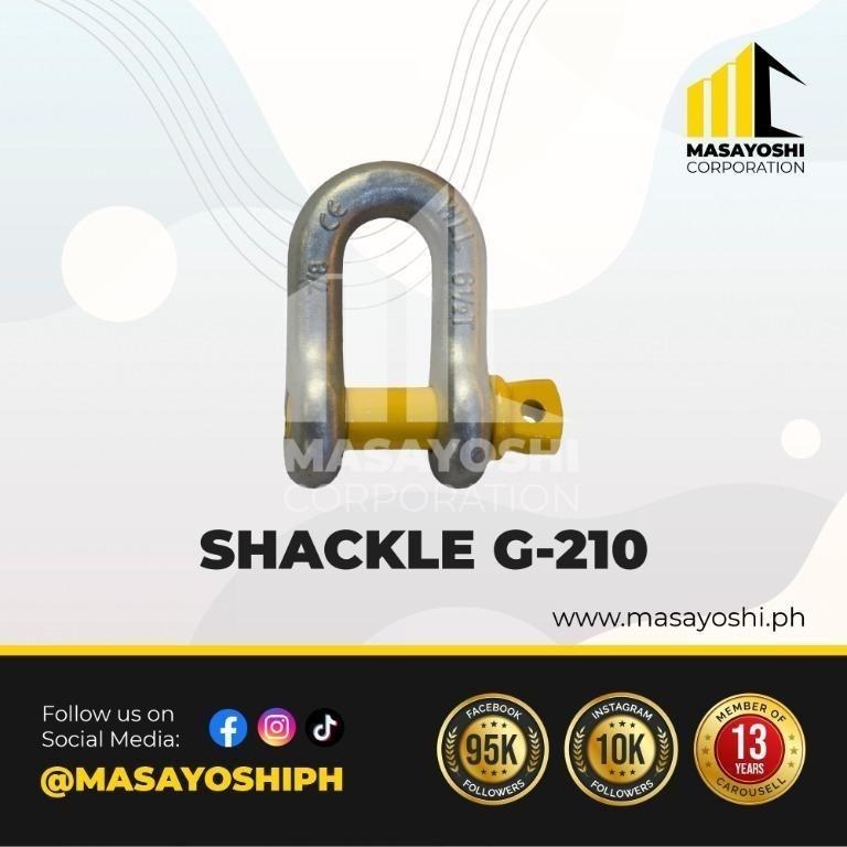 Shackle G-210 G-2-010 | Heavy Duty Shackle | Bolt Type Anchor | Shackle ...