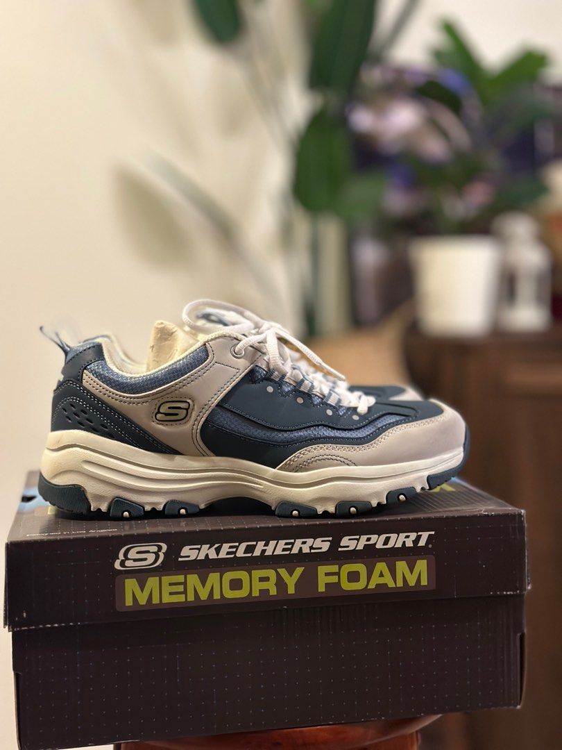 Sketchers Iconic Blue Color, Men's Fashion, Footwear, Sneakers on Carousell