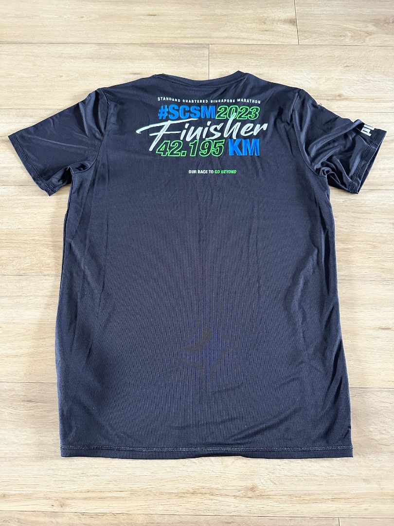 Standard Charted Singapore Marathon Finisher and Race Puma Running Tee ...