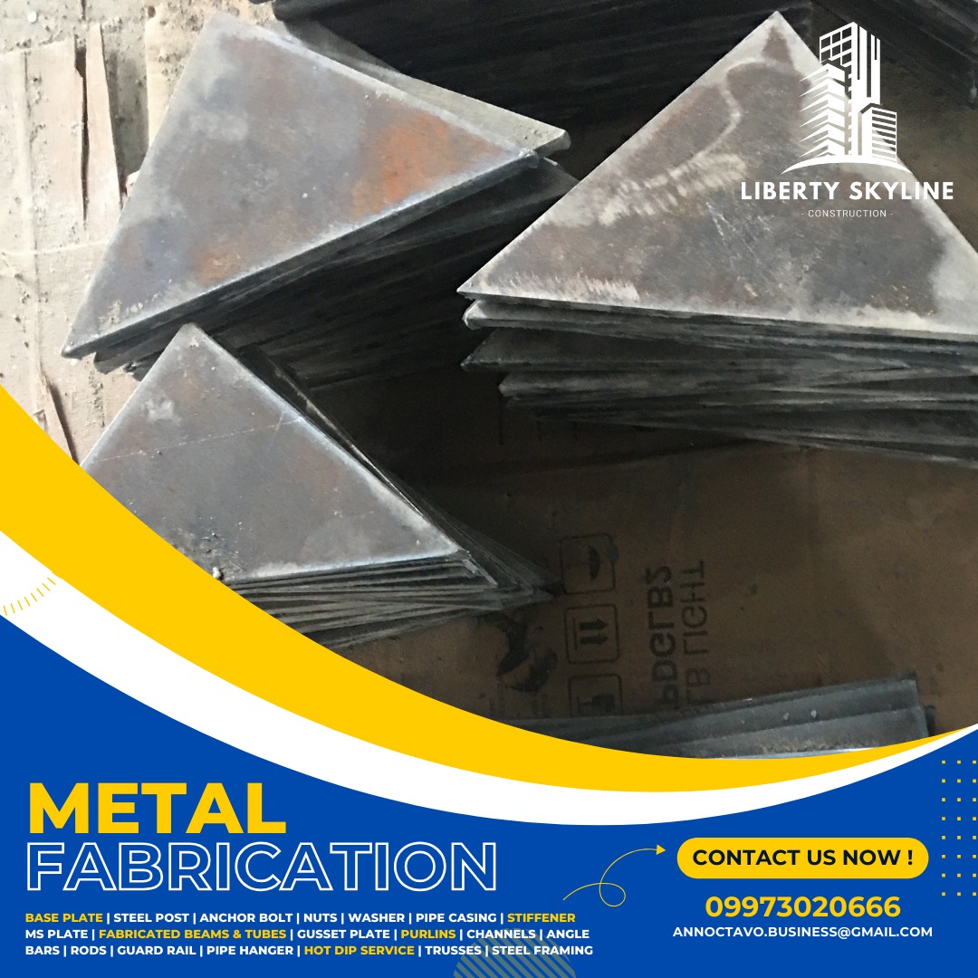 Stiffener Plate | Pipe Casing | Gusset| Built Up Beam | Base Plate ...