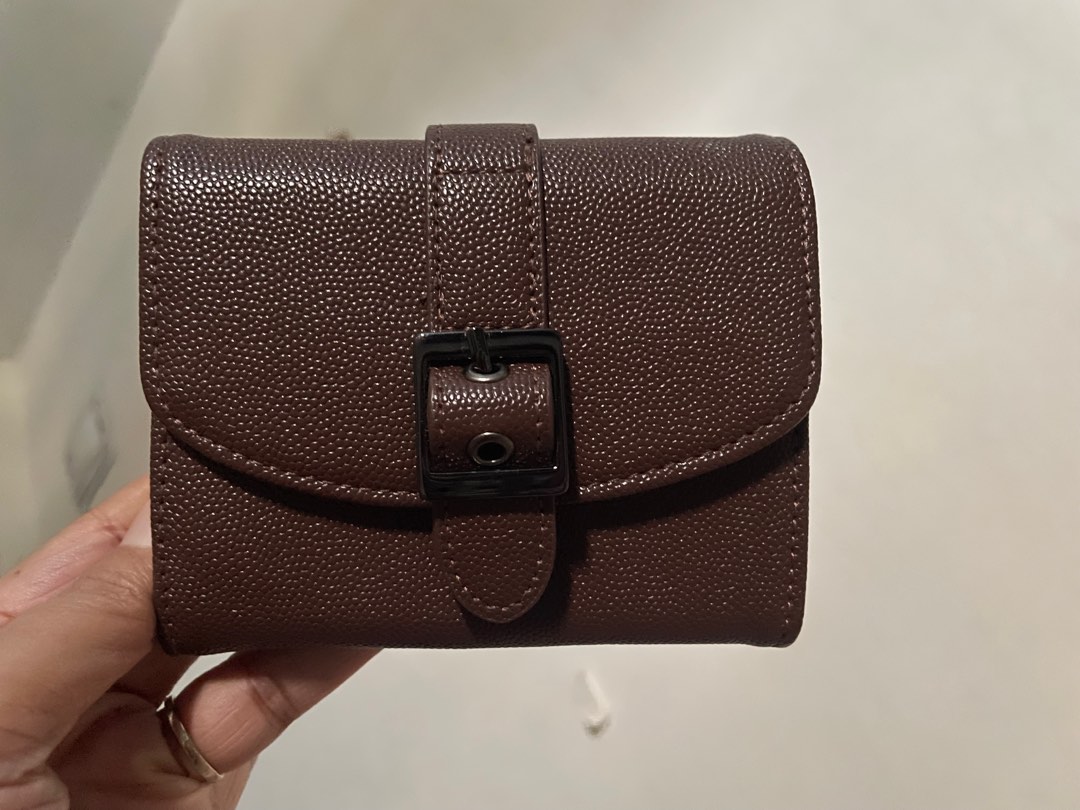 Straightforward flap small wallet, Women's Fashion, Bags & Wallets ...