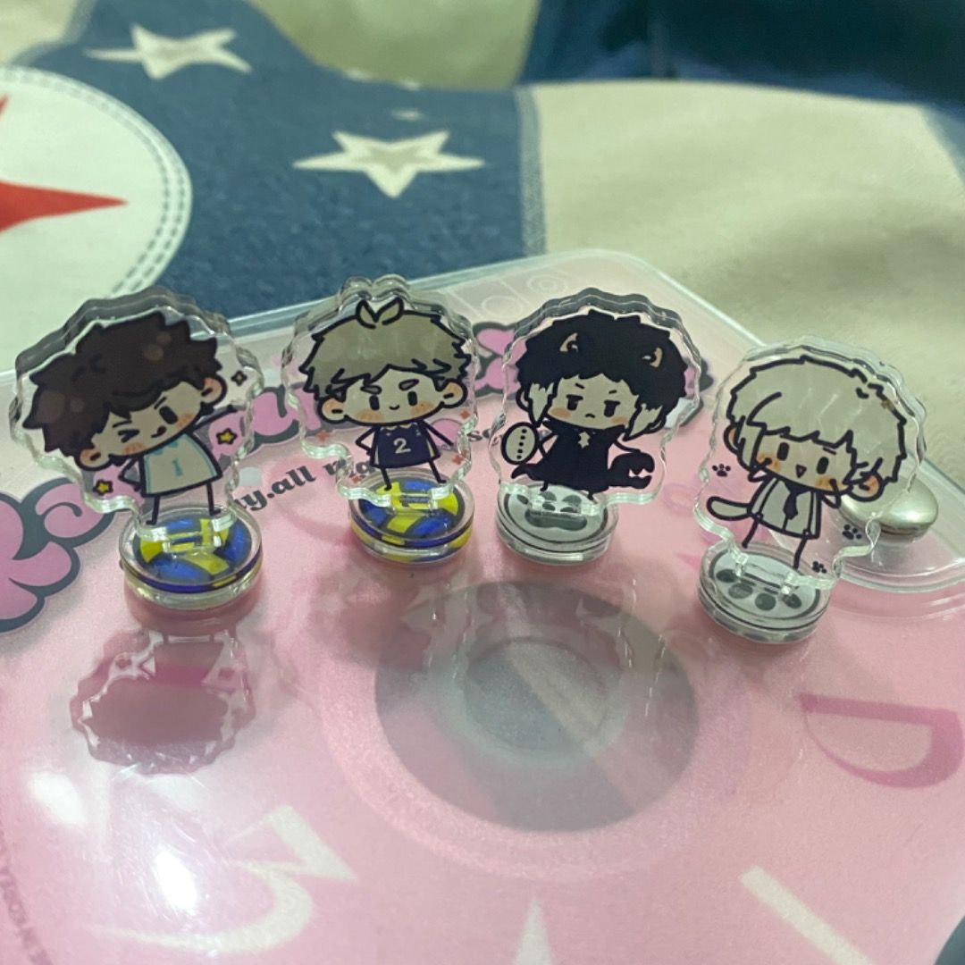 sugawara oikawa atsushi akutagawa haikyuu bsd mini acrylic figures ...