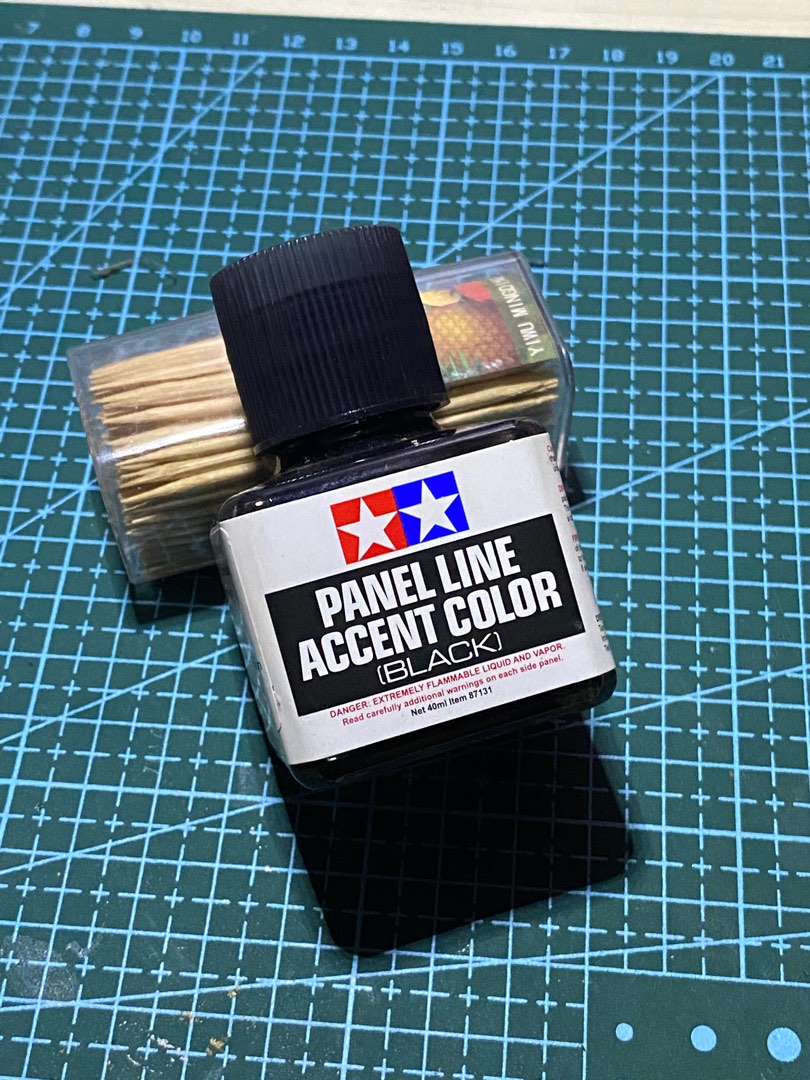 TAMIYA panel line accent colour + thinner, Hobbies & Toys, Toys & Games ...