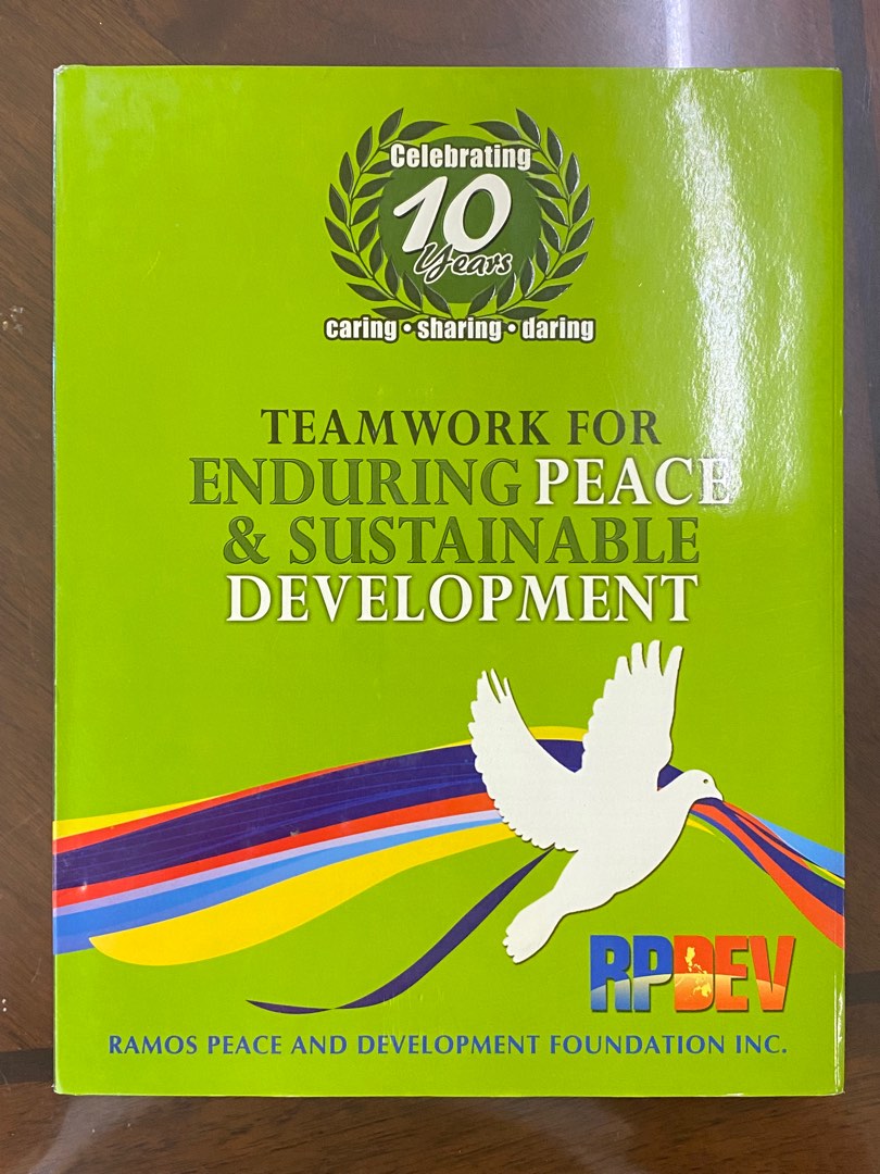 Teamwork for Enduring Peace & Sustainable Development Signed Copy Fidel ...