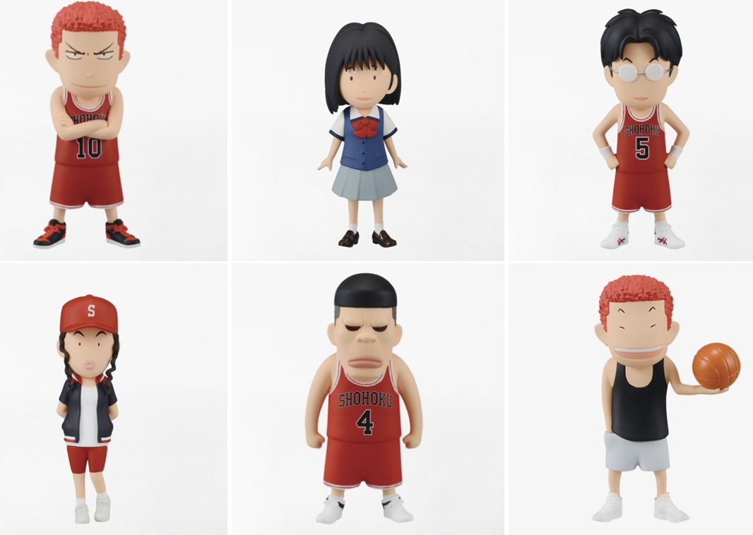 THE FIRST SLAM DUNK FIGURES COLLECTION Shohoku members 6 piece set 湘北 ...