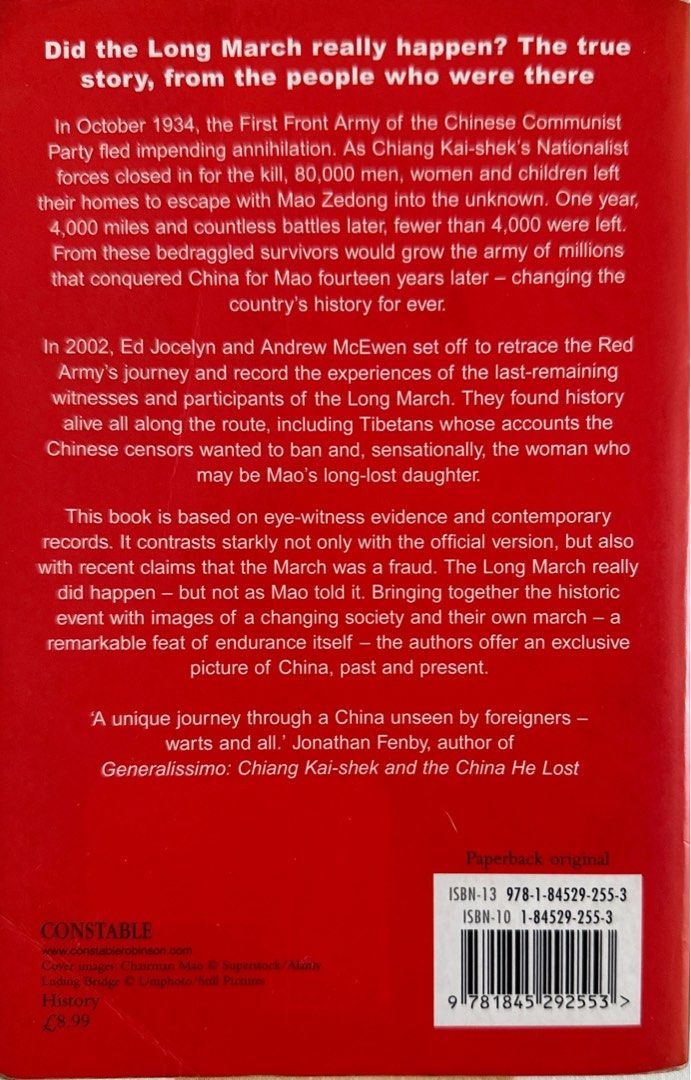 The Long March : The true story behind the legendary journey that made ...