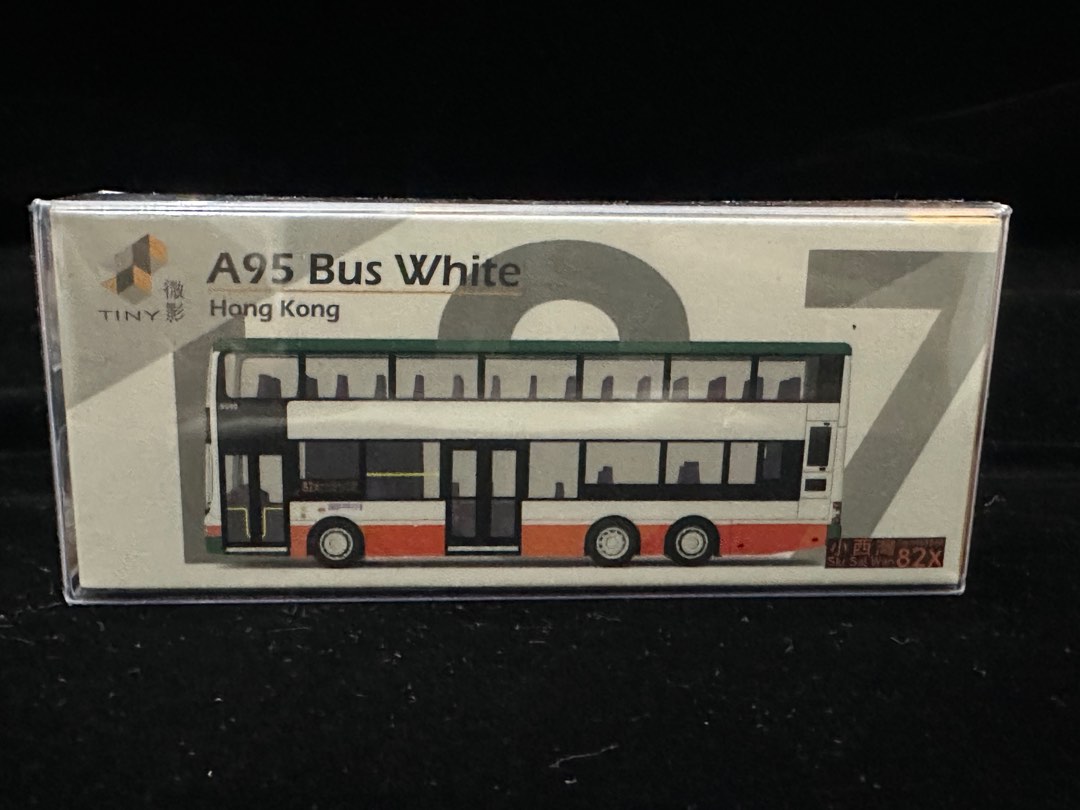 TINY 全新 NWFB A95 Bus White L07 82X 小西灣 CTB 新巴 城巴 巴士 巴士模型 微影, 興趣及遊戲, 玩具 & 遊戲類 - Carousell