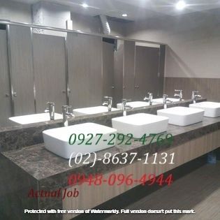 Toilet Partition PWD Phenolic Board 12 mm with Urinal & Ledge ...