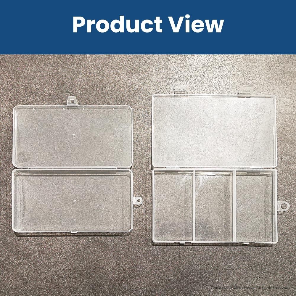 Transparent Plastic Storage Box | Multi-compartment Box | Thread ...