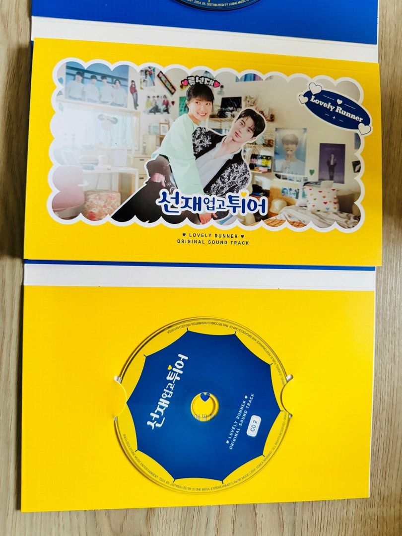 tvN DRAMA Lovely Runner OST ALBUM, Hobbies & Toys, Music & Media, CDs ...
