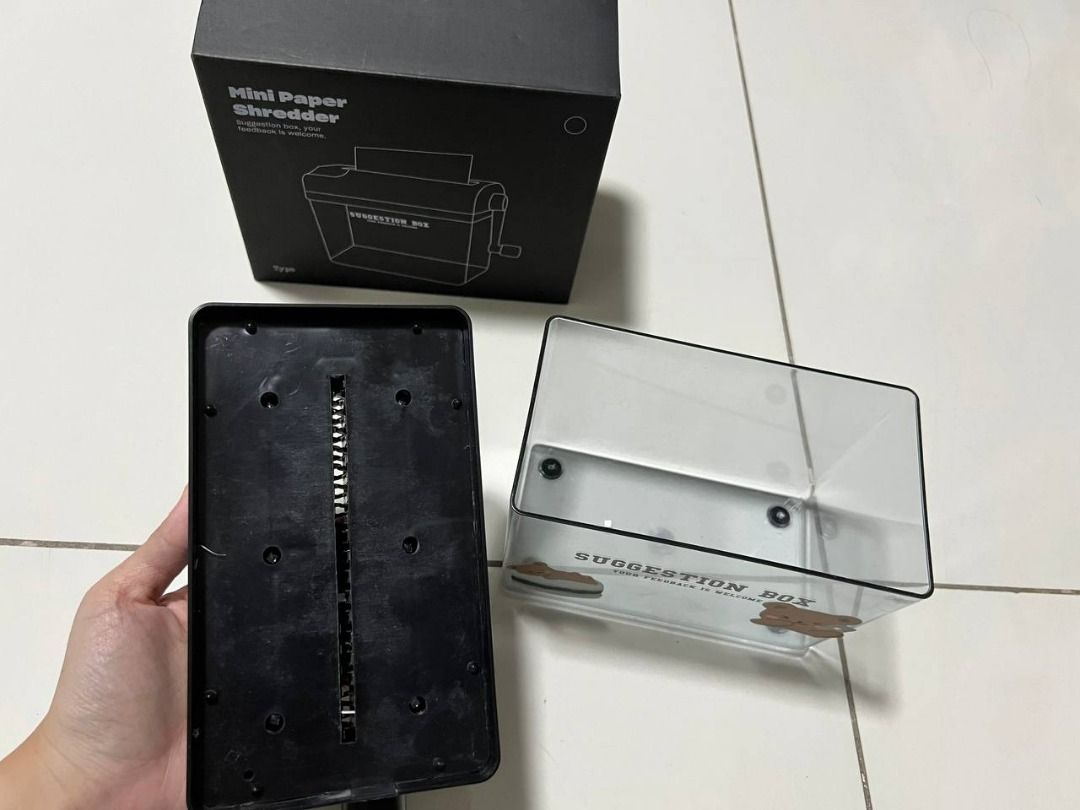 Typo Manual Shredder A4 A5 A6 Paper Shredder, Hobbies & Toys ...