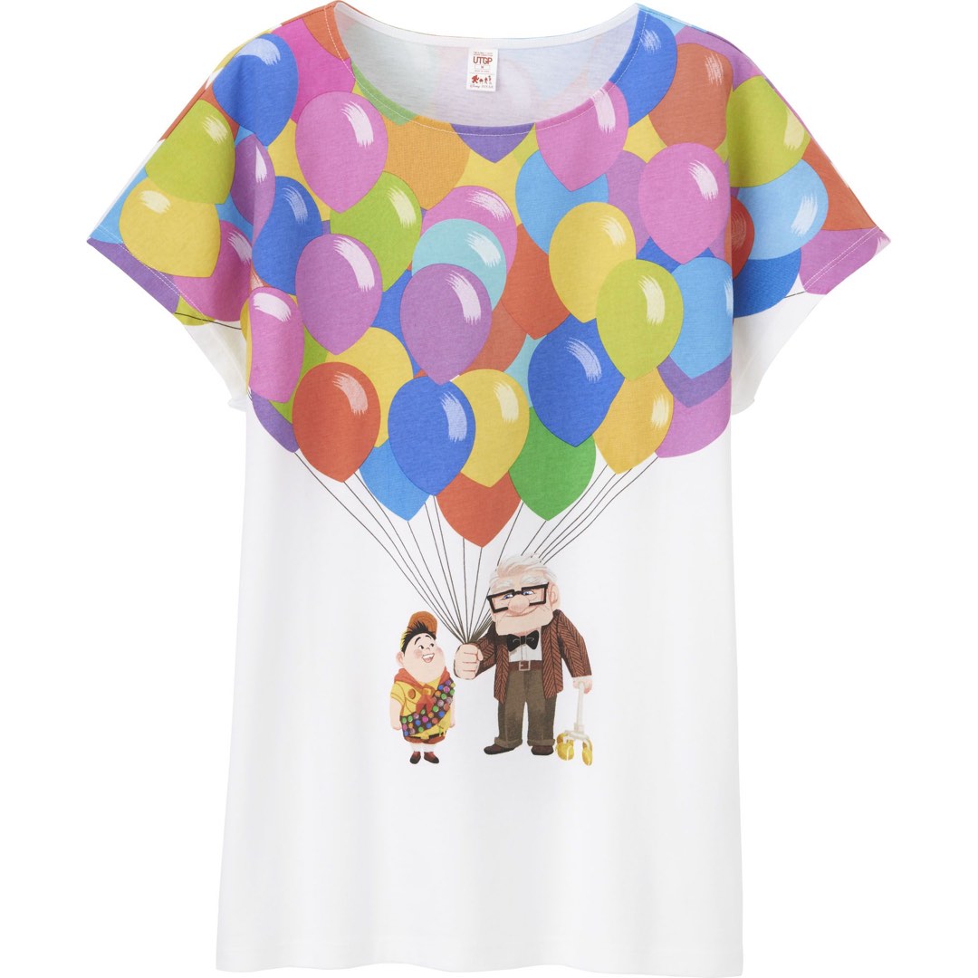 UNIQLO x Disney Pixar UTGP Collection Up! Cartoon T-Shirt in White ...