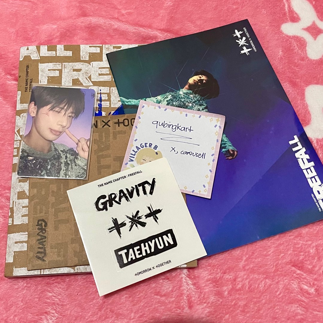 Unsealed TXT Freefall Album Complete Inclusions, Hobbies & Toys ...