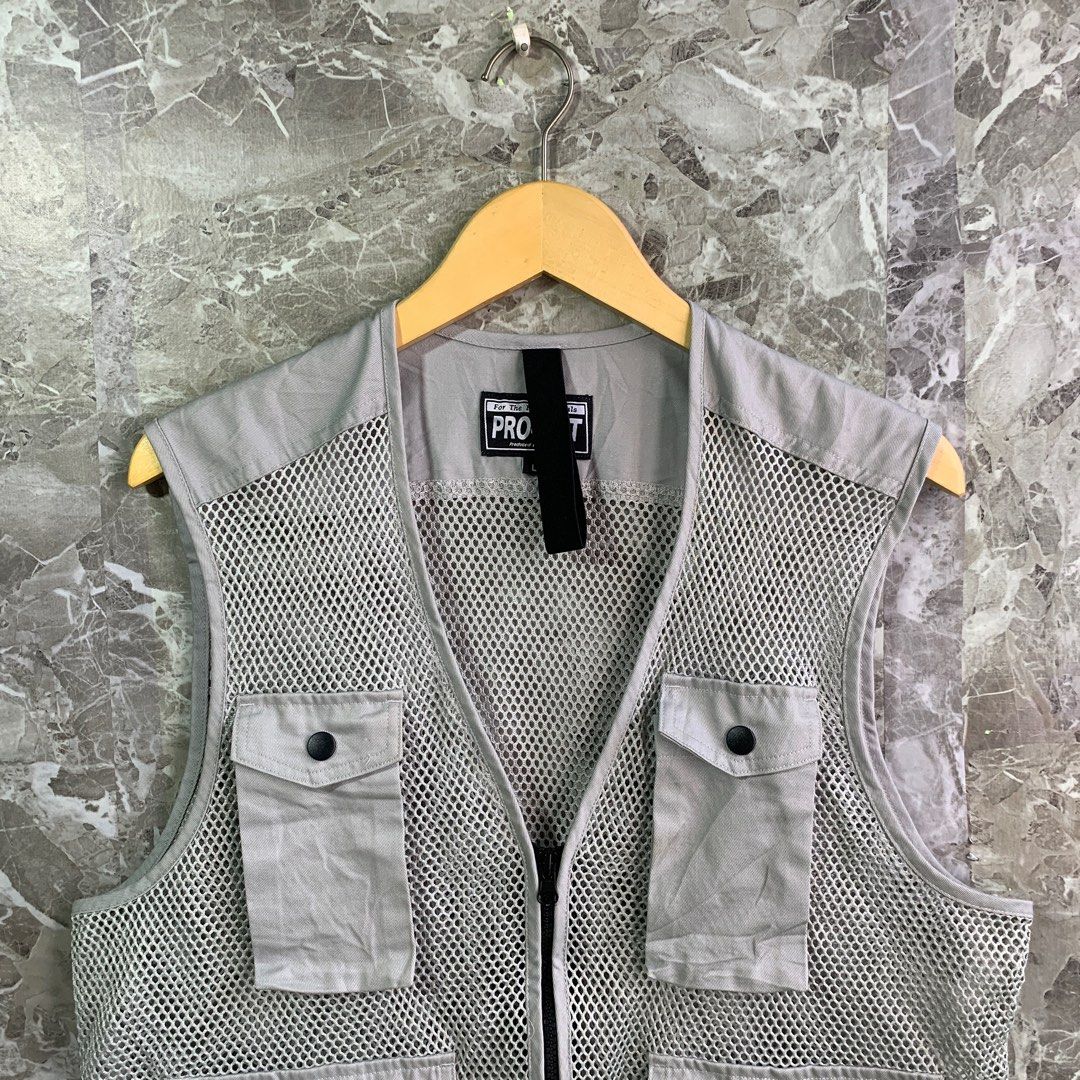vest vintage tactical multipocket fishing rompi motor jaring pro-act ...