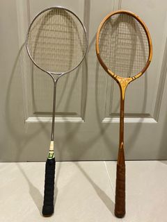 Racket kayu lama badminton vintage antik antique classic koleksi ...