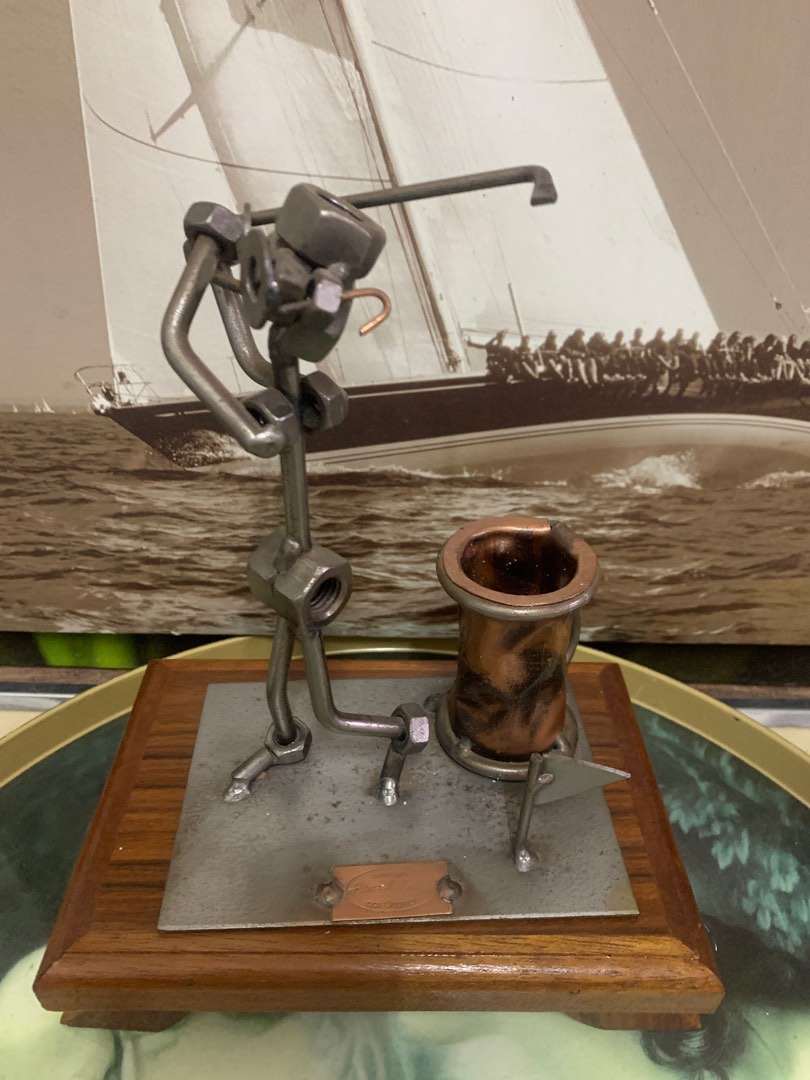 Vintage Hinz and Kunst Original Metal Nuts and Bolts Sculpture from ...