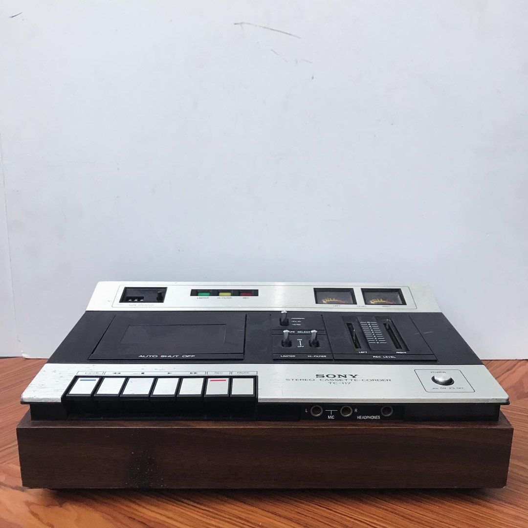 Vintage Sony TC-117 Stereo Cassette Recorder - Working RARE HIFI audio ...