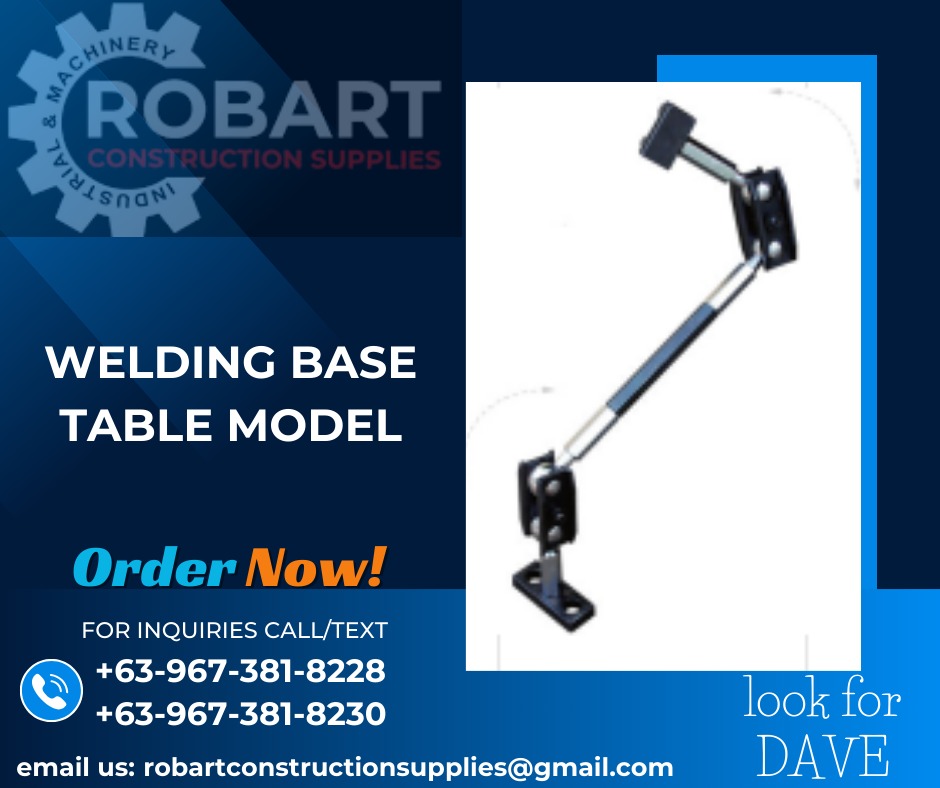 WELDING BASE TABLE MODEL, Commercial & Industrial, Construction Tools ...