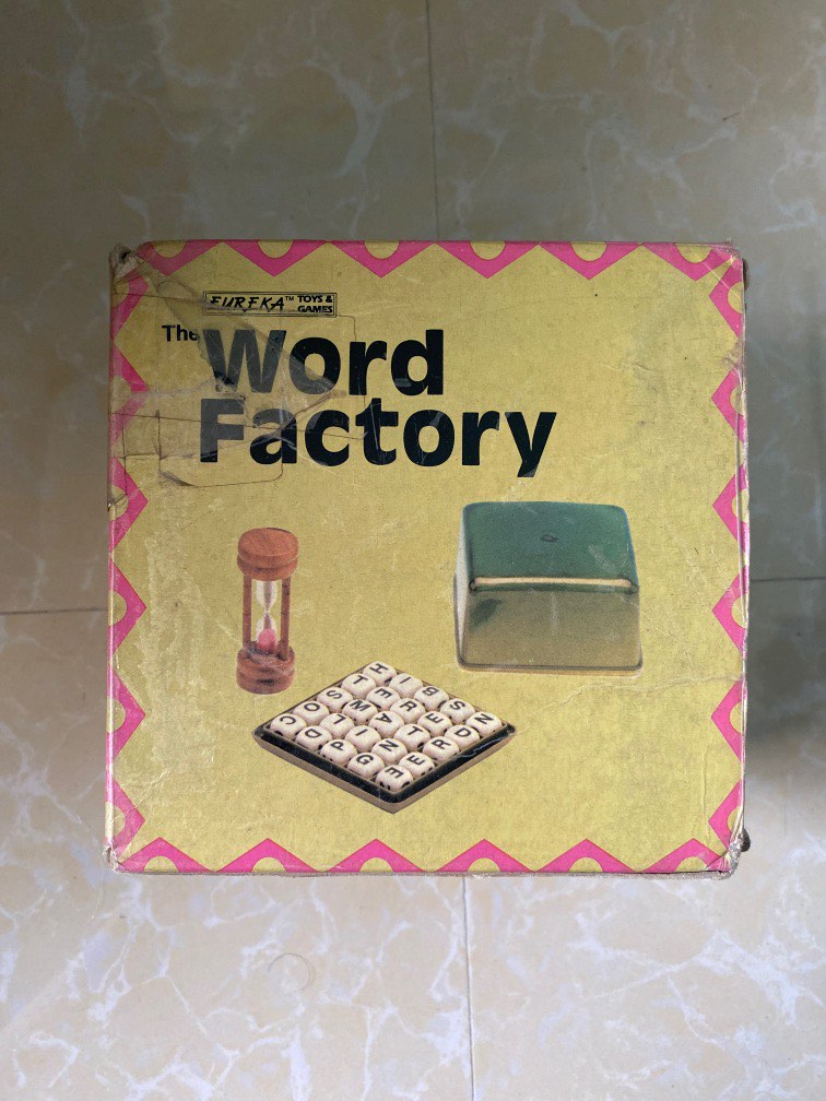 word factory vintage board game, Hobbies & Toys, Toys & Games on Carousell