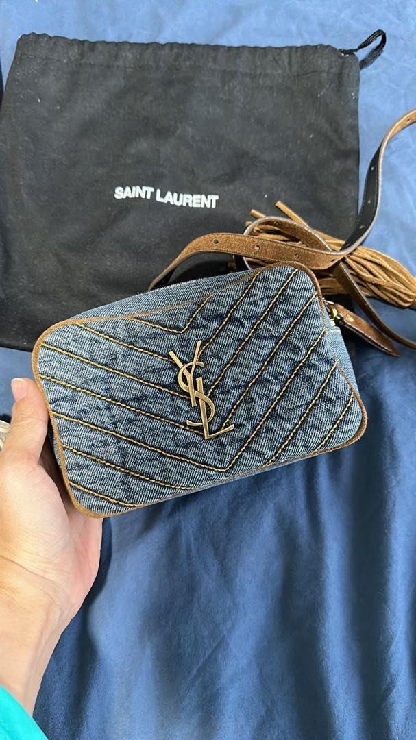 YSL Denim Bag, Luxury, Bags & Wallets on Carousell