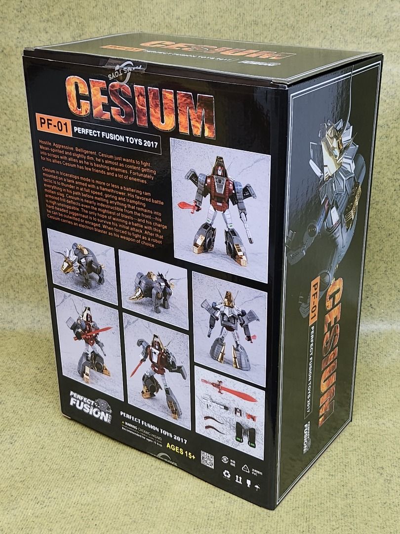 100%全新未開封 現貨 //附設LED燈效武器//CARTOON/G1 TOYS ACCURATE可更換PARTS// FANS TOYS PERFECT FUSION TOYS PF-01 ...