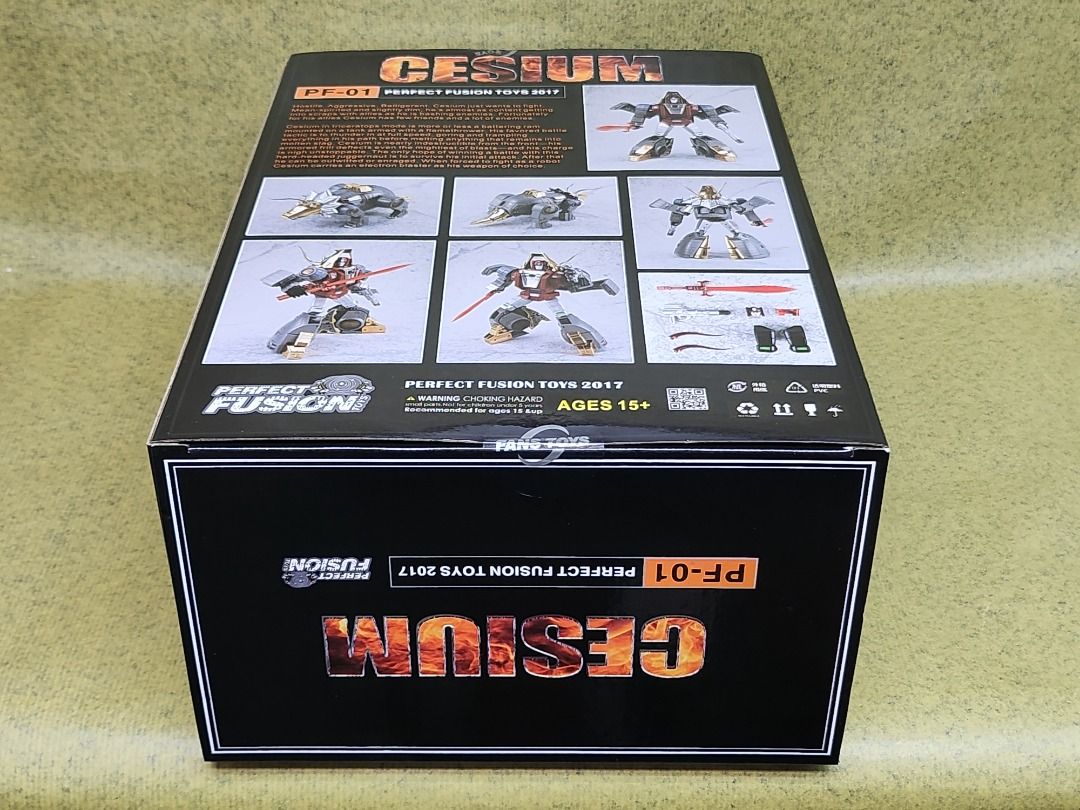 100%全新未開封 現貨 //附設LED燈效武器//CARTOON/G1 TOYS ACCURATE可更換PARTS// FANS TOYS PERFECT FUSION TOYS PF-01 ...