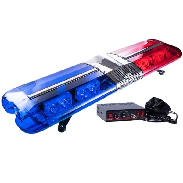 100W 12V Car Roof Mount Police Blue Red LED Light Bar Emergency ...