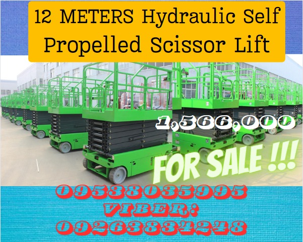 12 METERS HYDRAULIC SELF PROPELLED SCISSOR LIFT, Commercial ...