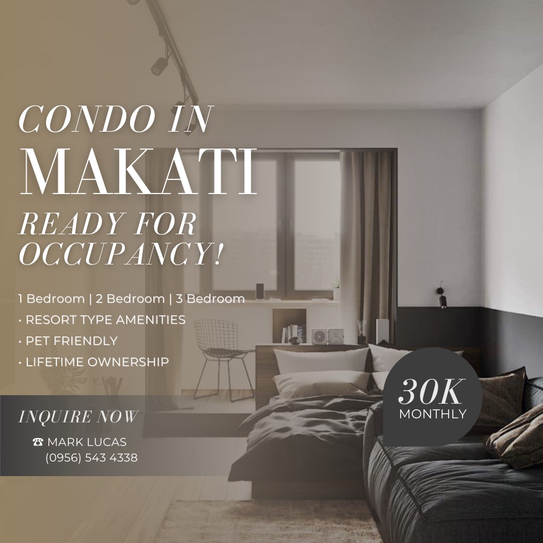 700K Cash Out Only! Prime Location in Makati |Condo at San Lorenzo Place | Ready for Occupancy ...