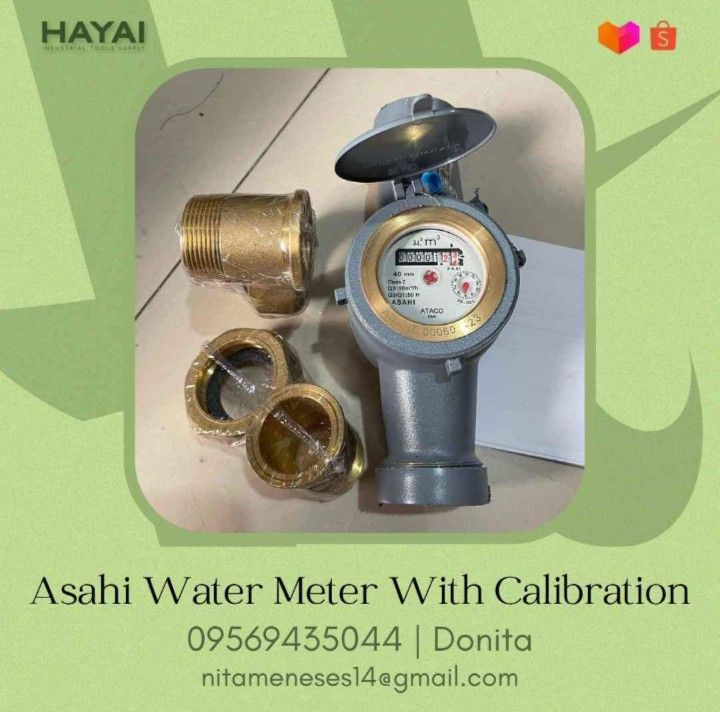 Asahi Water Meter with Calibration, Commercial & Industrial ...