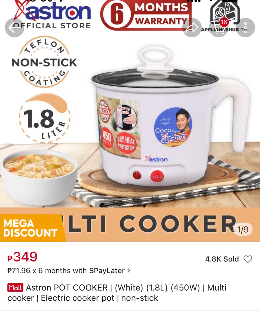 Astron Multi-cooker, TV & Home Appliances, Kitchen Appliances, Cookers ...