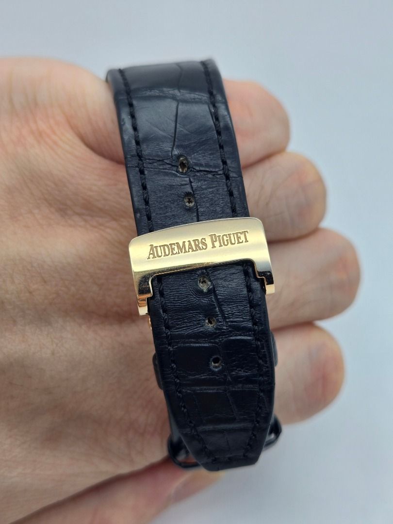 Audemars Piguet Royal Oak Dual Time Rose Gold 26120 26120OR AP RO ROO ...