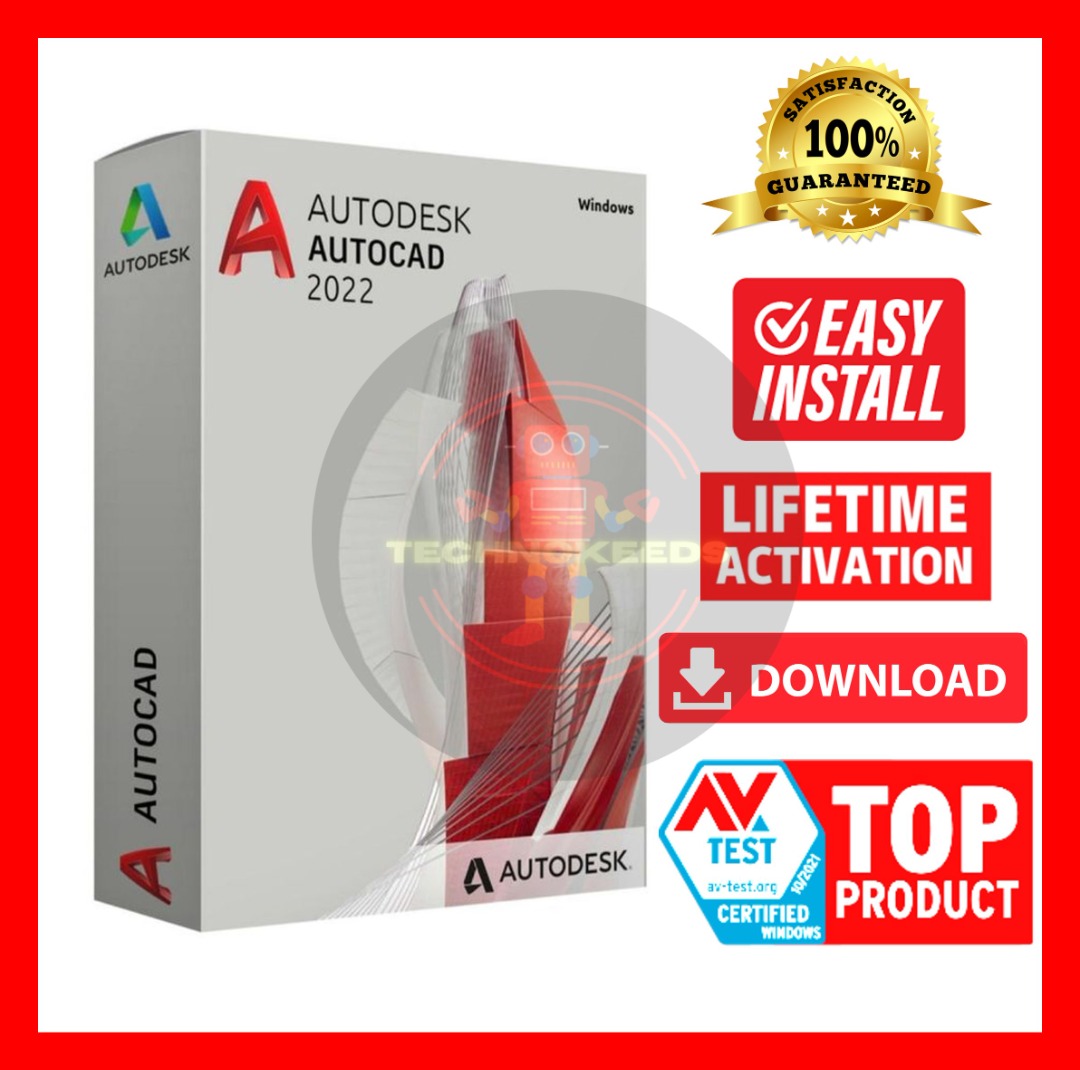 AutoCAD 2022 Lifetime Activated for Windows, Computers & Tech, Parts ...
