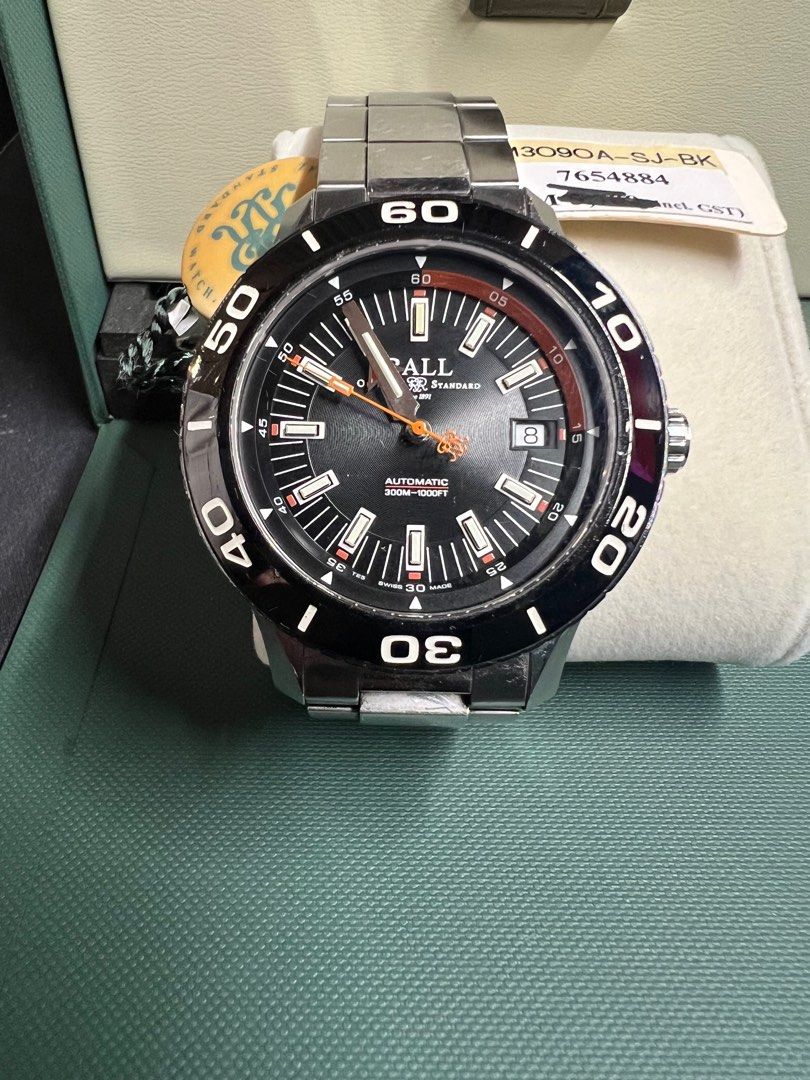 Ball Watch Fireman Necc - Red Black, Luxury, Watches on Carousell