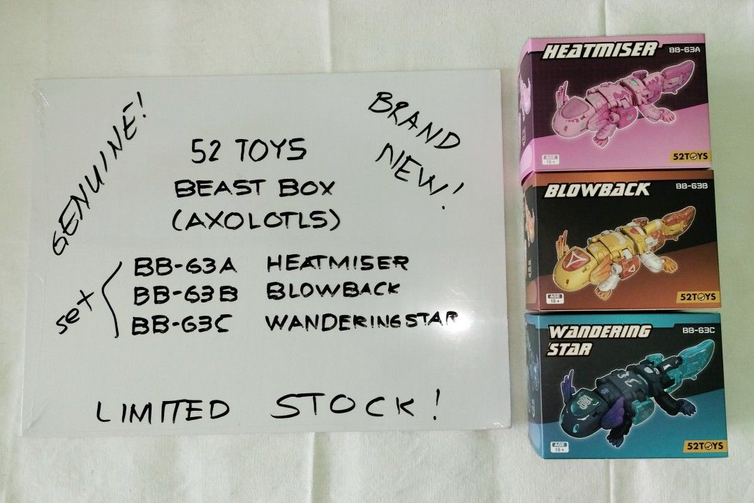 BEAST BOX | 52 TOYS | AXOLOTL SET, Hobbies & Toys, Toys & Games on ...