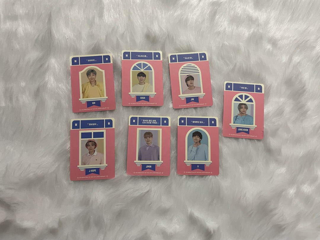 BTS Merch Photocards Postcards Lenticular Card, Hobbies & Toys ...
