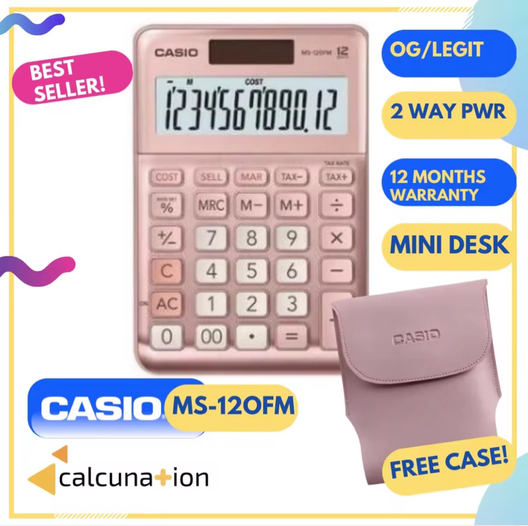 Casio MS-120FM Calculator, Computers & Tech, Office & Business ...