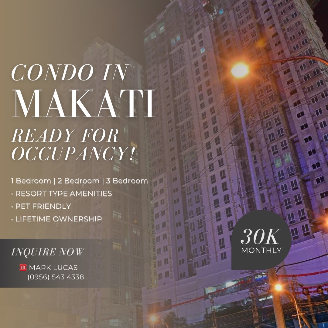 Cozy 2 Bedroom Condo at San Lorenzo Place Makati | Immediate Move-In ...