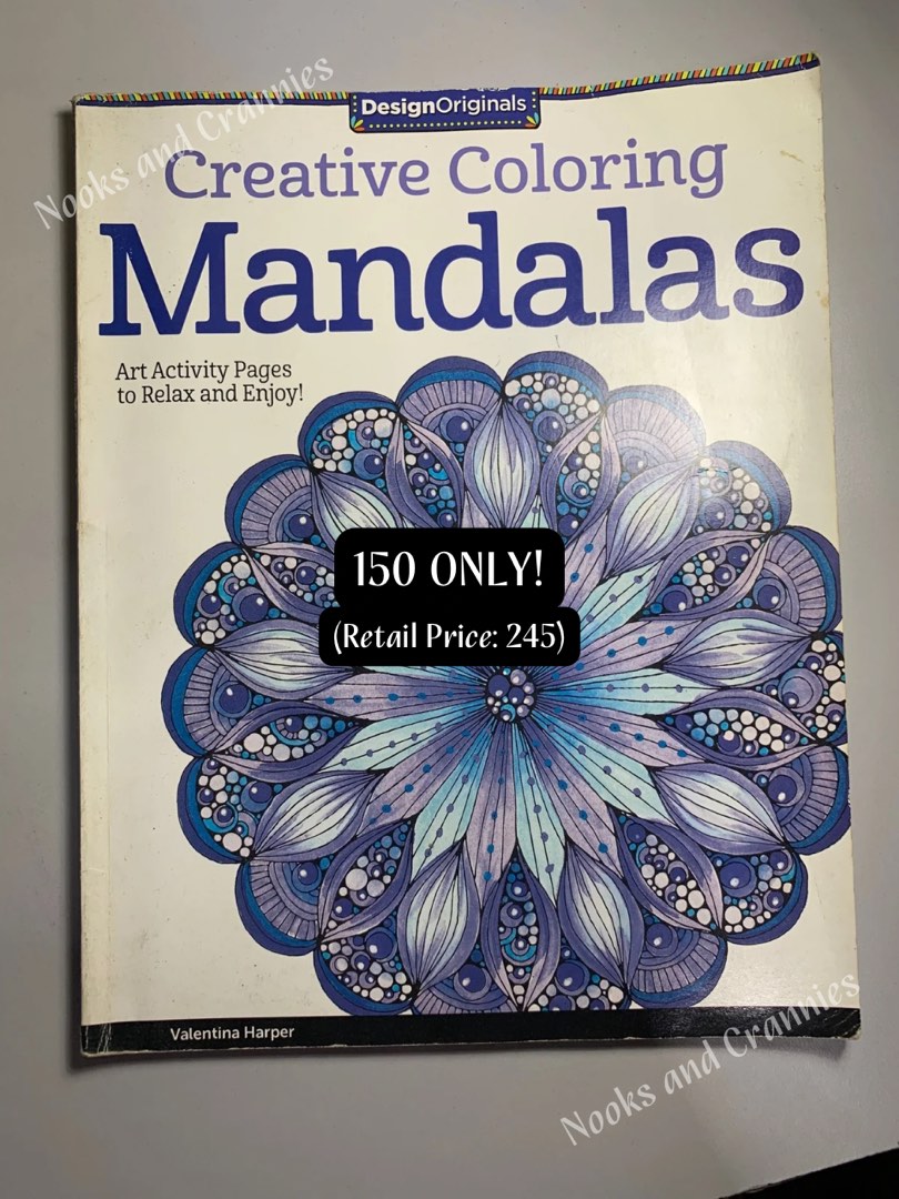 Creative Coloring Mandalas, Hobbies & Toys, Books & Magazines, Children ...