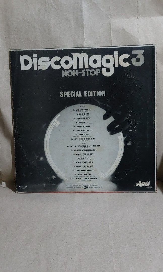 Disco Magic 3 Non Stop Special Edition Collectible Vinyl Plaka Record ...