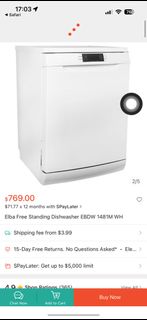 Brandt BDJ424VLB Built-In Dishwasher - 14 Plate Setting, TV & Home ...