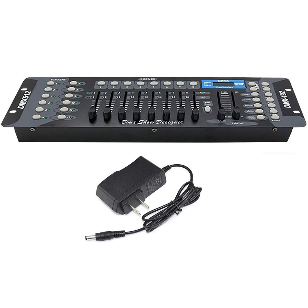 DMX Controller 192 Channel DMX 512 Controller Console for Stage Lighting DJ Pro par light ...