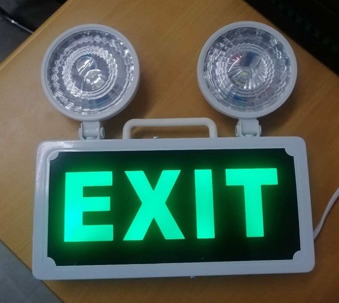 Emergency Exit Signage Combo Light 3W, Furniture & Home Living ...
