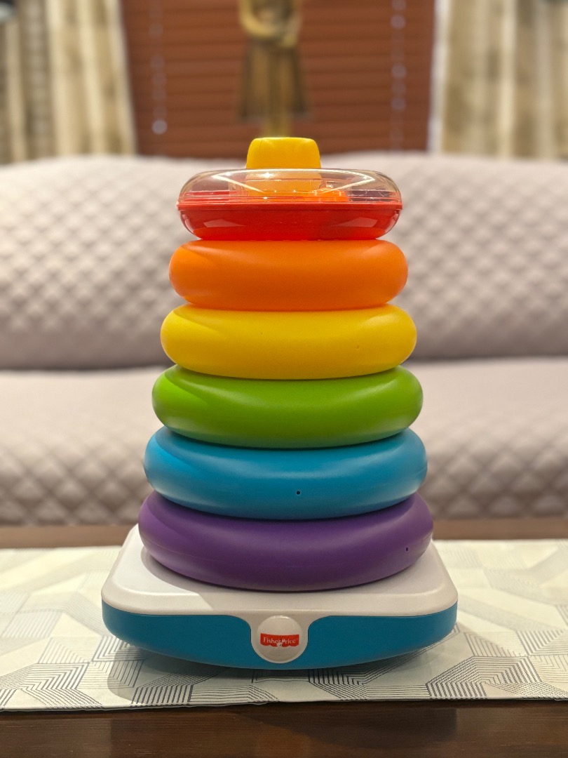 Fisher-Price Giant Rock-a-Stack, Babies & Kids, Infant Playtime on ...