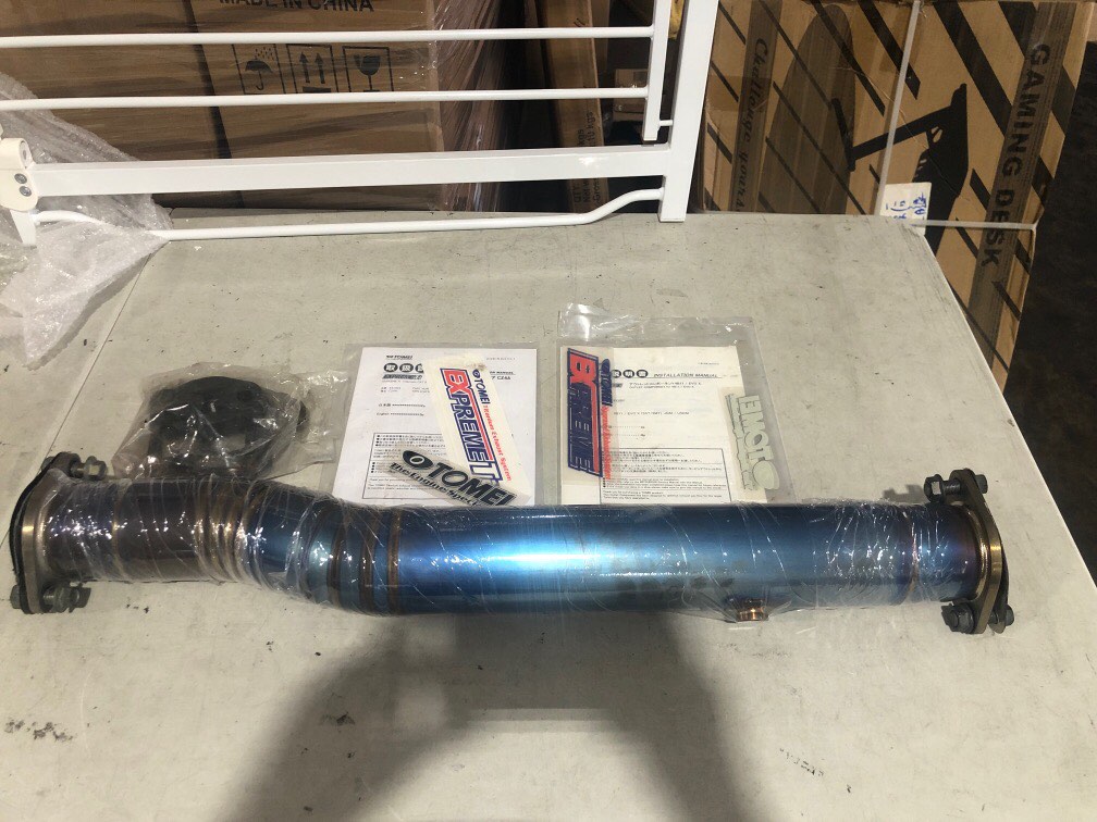 FREE DELIVERY! Mitsubishi EVO 10 Tomei Expreme Ti Titanium Cat Straight Pipe, Car Accessories ...