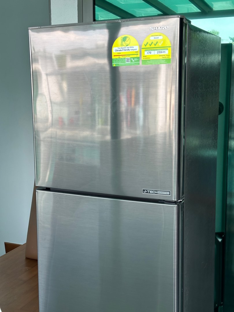 Fridge SHARP like new, Furniture & Home Living, Bathroom & Kitchen ...