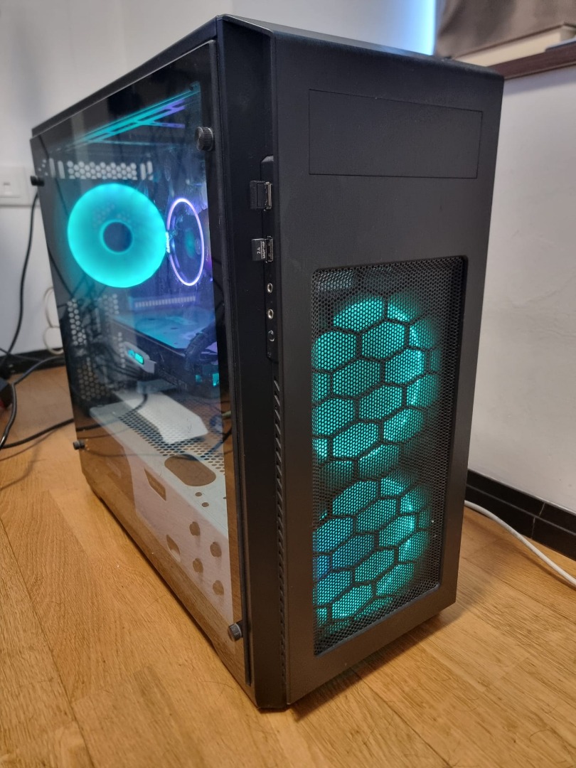 Gaming PC, RTX 2070, Ryzen 7 2700 Eight-Core Processor, 16GB RAM ...