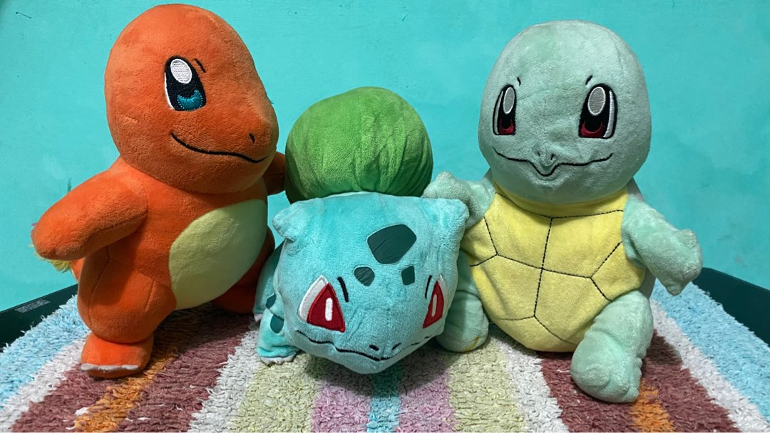 GEN 1 Kanto Starter pokemon Complete set - Bulbasaur, charmander, and ...