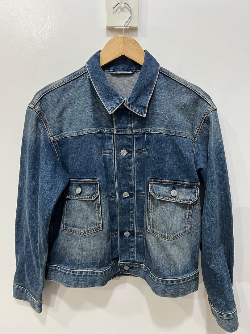 GU MEN denim jacket, Men's Fashion, Coats, Jackets and Outerwear on ...